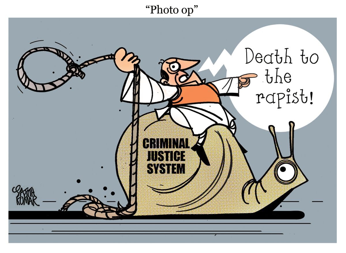 Cartoons: When the law has greater power than a self-styled godman