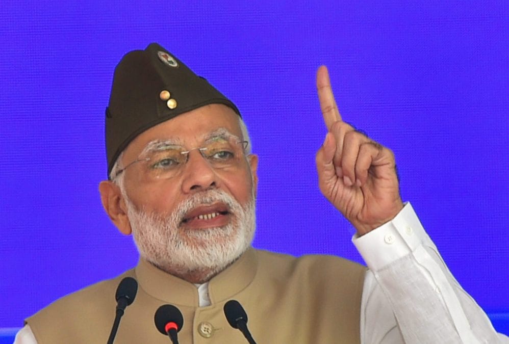 Narendra Modi features on front pages with new-found cap