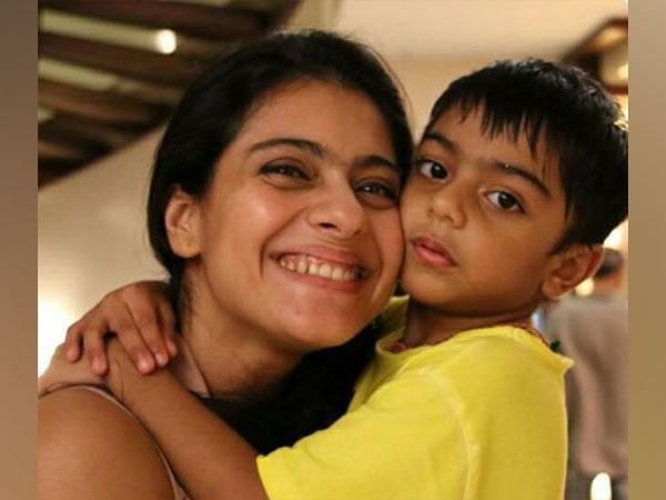 Kajols Proud Mommy Moment As Her Son Yug Serves Bhog During Durga