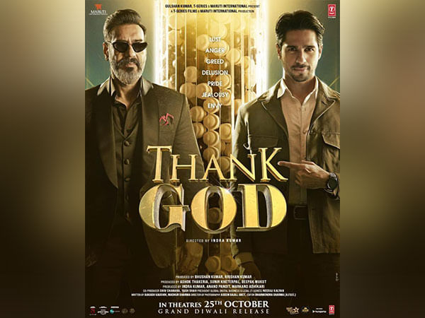 Sidharth Malhotra, Ajay Devgn's 'Thank God' title track out now – ThePrint – ANIFeed
