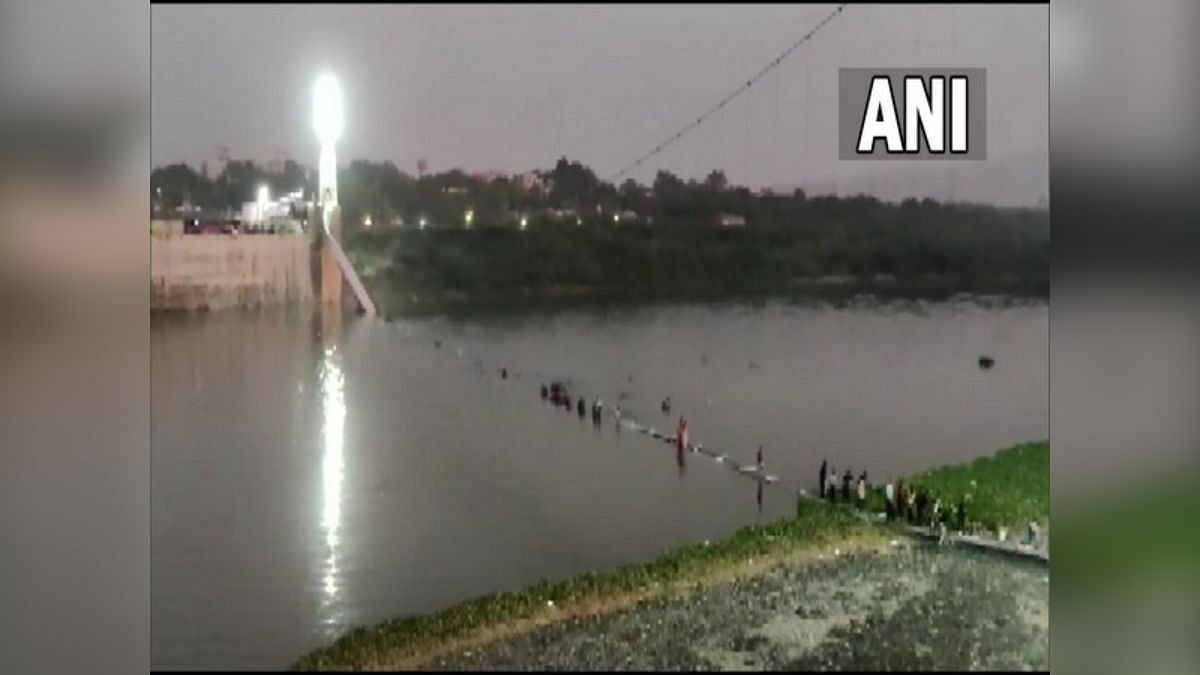 Suspension bridge collapses in Morbi, Gujarat, 40 reportedly dead Suspension bridge collapses in Morbi, Gujarat, 40 reportedly dead