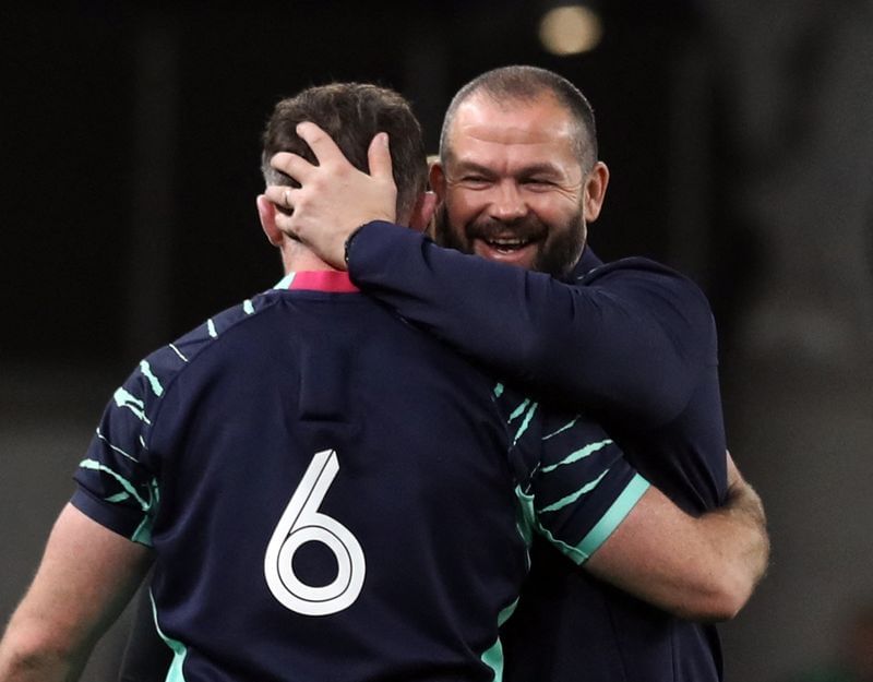 Rugby-Farrell praises "outstanding" Irish pack after win against ...