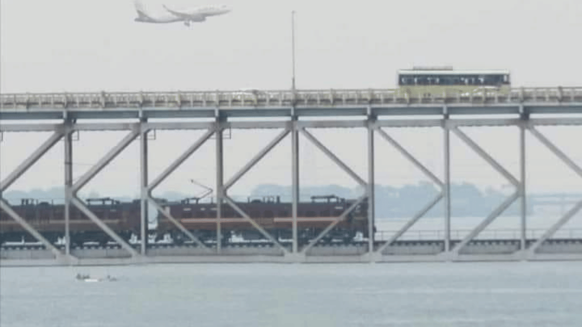 Fake photo showing all modes of transport in 1 frame is from Andhra ...