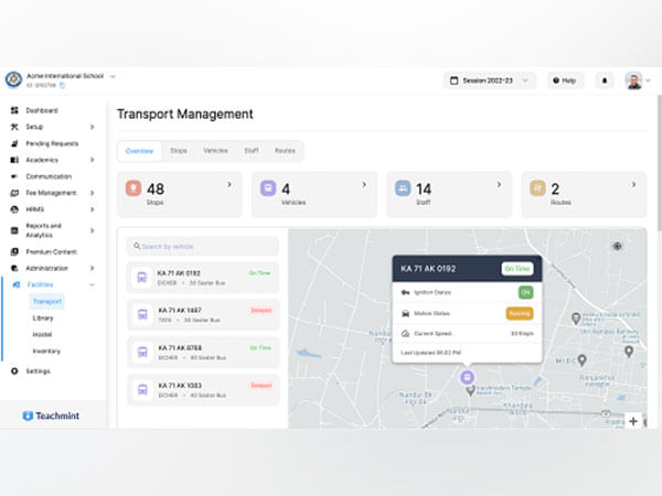 Teachmint introduces Transport Management with real-time GPS Tracking to ensure a safe commute ...