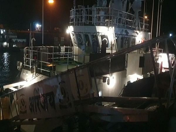 Pakistani Boat With Arms Ammunition Narcotics Apprehended By Indian