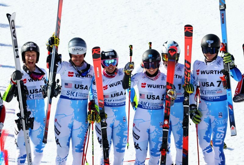 Alpine skiing-United States win gold in team parallel at world ...