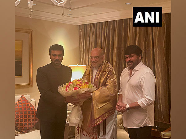Ram Charan, Chiranjeevi meet Amit Shah in New Delhi after 'RRR' Oscar ... Ram Charan, Chiranjeevi meet Amit Shah in New Delhi after 'RRR' Oscar ...