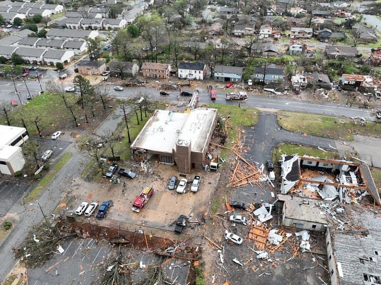 Authorities Scour Debris For More Victims After Tornadoes Pummel