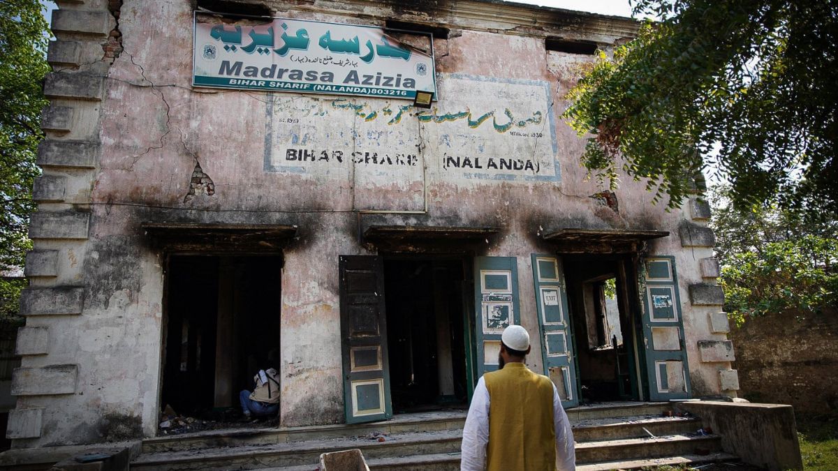 Bihar's burnt Madrasa Azizia was built by one woman’s charity, produced ...