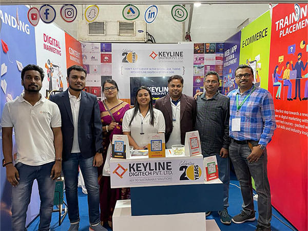 Keyline Digitech participates in Bengal's biggest business celebration ...