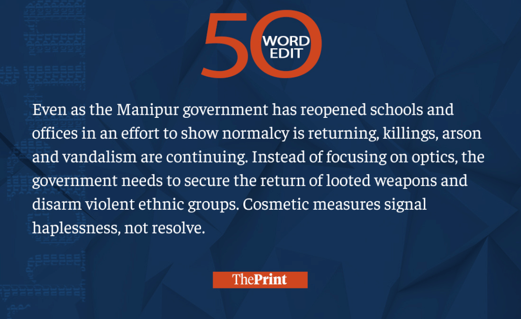 Our take on Manipur schools' re-opening, NCP power struggle, UCC debate—in 50 words