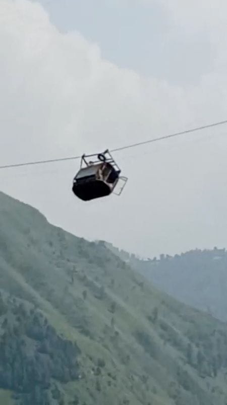 Two children pulled from Pakistan cable car, helicopter rescue halted as night falls – ThePrint ...