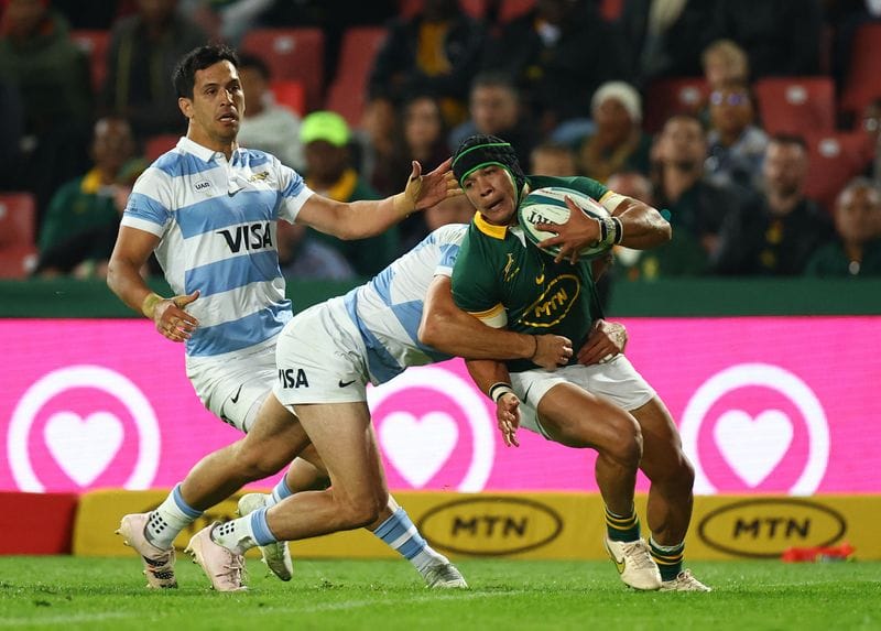 Rugby-Springboks happy to take calculated risk with 7-1 split ...