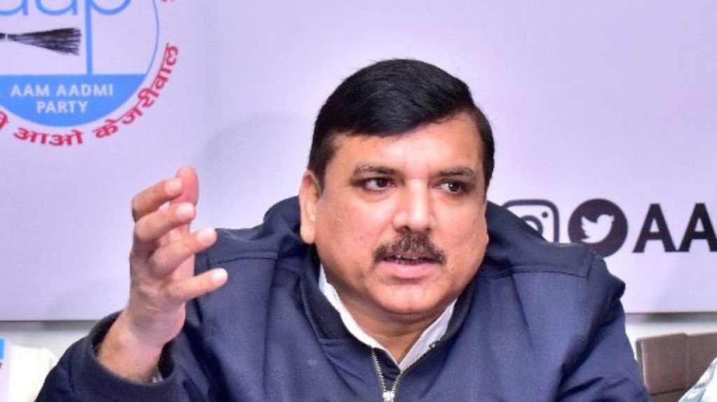 ED raids AAP MP Sanjay Singh’s house in Delhi’s liquor policy case