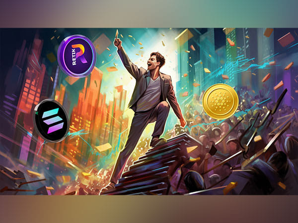 Retik Finance (RETIK) priced at USD 0.1 will surpass the performance of Solana (SOL) and Cardano ...