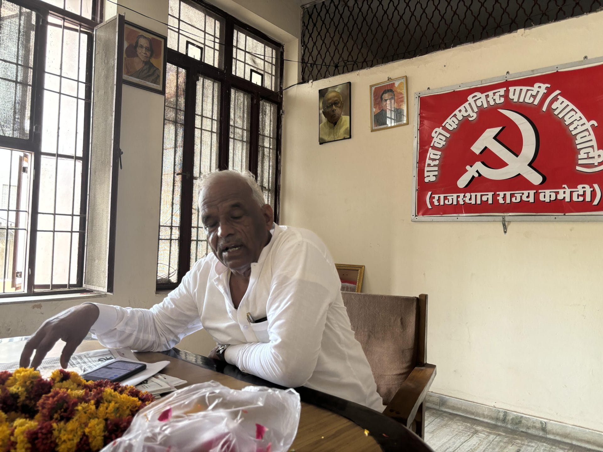 ‘Every farmer in Sikar answers MP Amra Ram’s call’. He is more than just spectacle politics