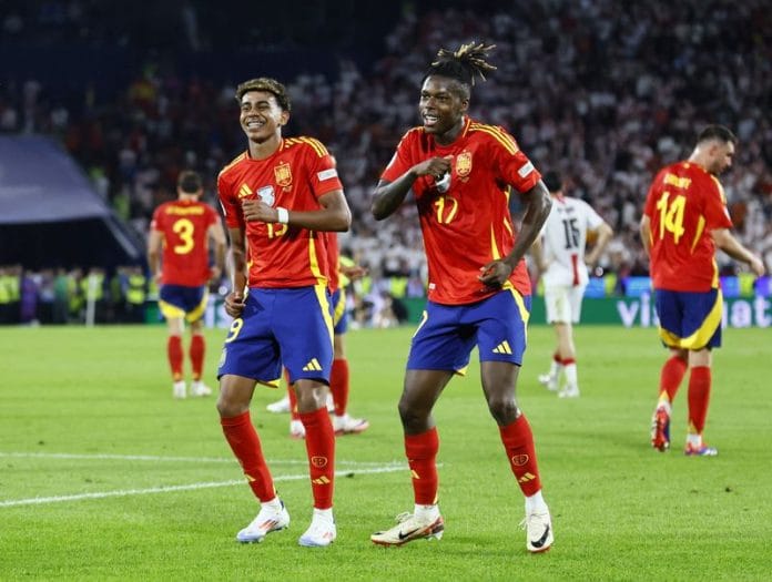 Soccer-Spain see off brave Georgia to set-up Germany quarter-final ...