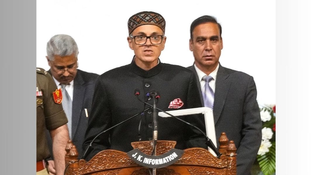 Omar Abdullah sworn in as 1st chief minister of J&K Union Territory