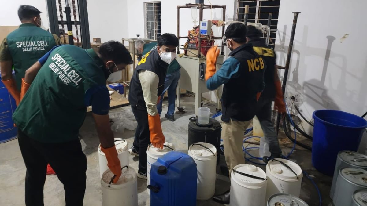 NCB, Delhi Police bust Noida drug factory ‘linked to Mexican cartel, set up by Tihar warden’