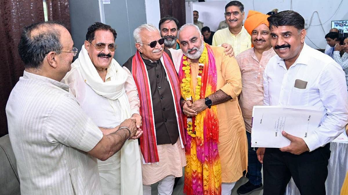 Bjp Retains Haryanas Karnal As Jagmohan Anand Defeats Congresss Sumita Virk By Over 33600 Votes