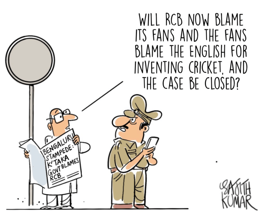 Erase emperor, insert icon & Karnataka govt ducks blame, RCB & fans stumped